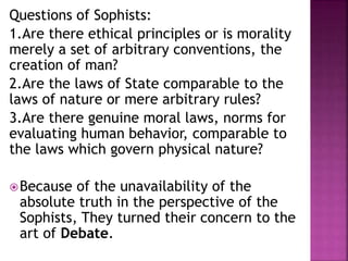 Educational philosophers (sophist and greeks) | PPTX | Christianity ...