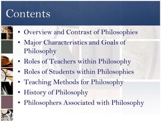 Educational philosophies | PPT