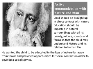 Educational philosophies of Tagore | PDF