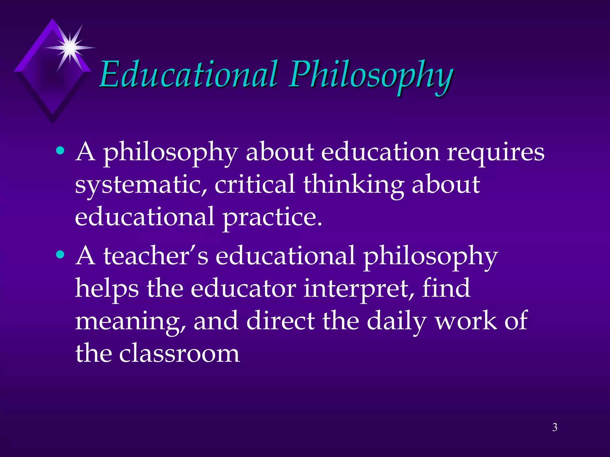 Educational philosophy | PPT