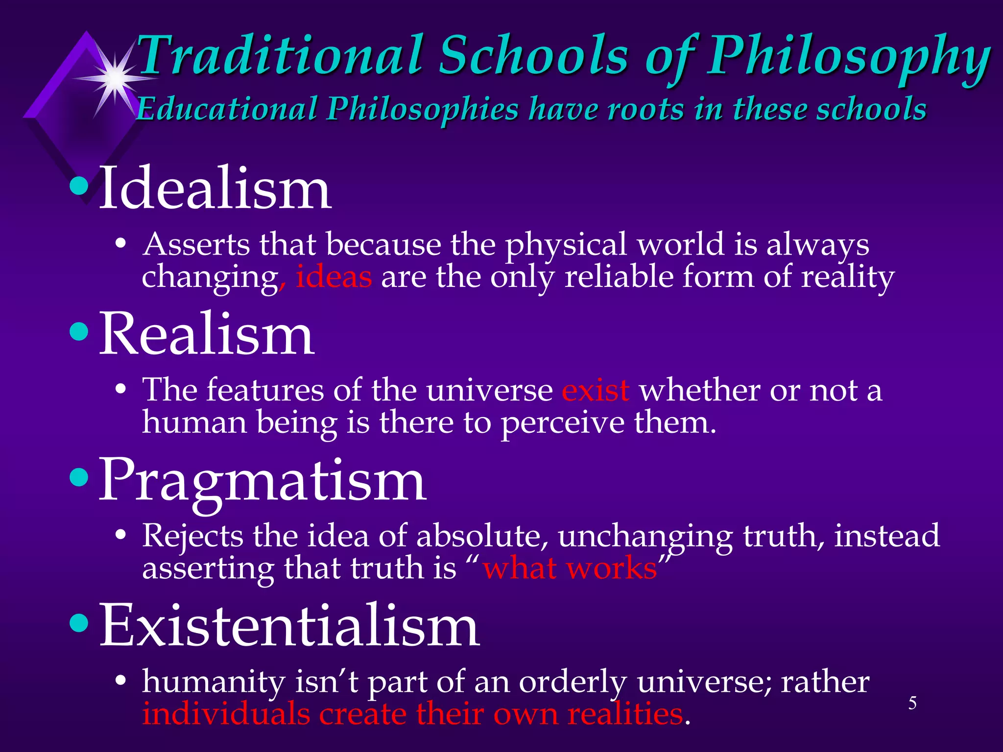 Educational philosophy | PPT