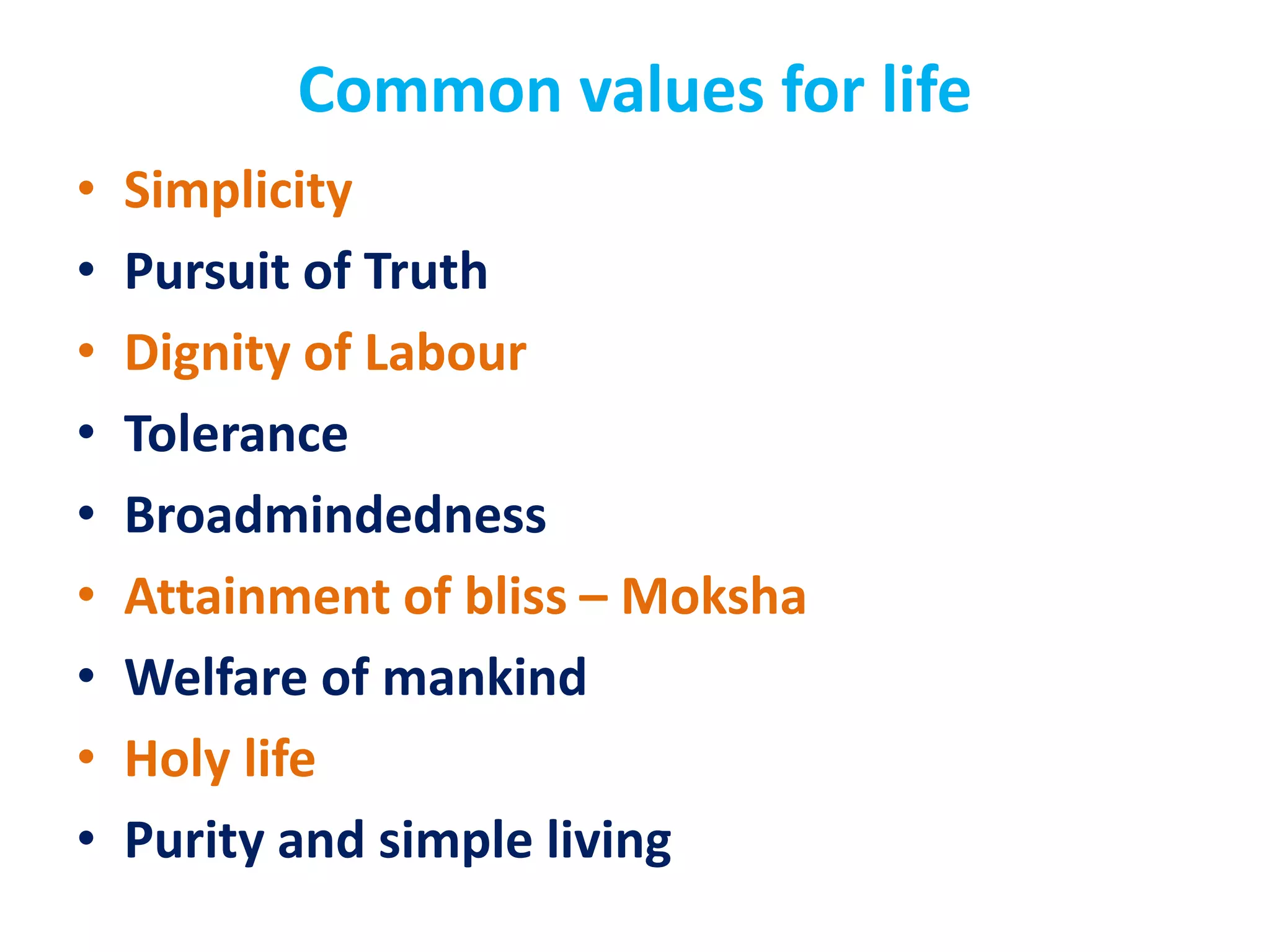 Ancient Indian Values | PPTX