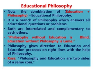 Educational Philosophy , nature and its function.. M.A pptx.pptx