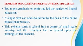 Educational philosophy of gandhiji | PDF