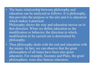 Educational philosophy part 1 | PPTX