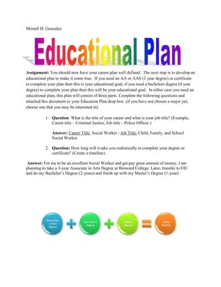 Educational Plan | DOCX