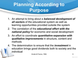 Educational Planning | PPT