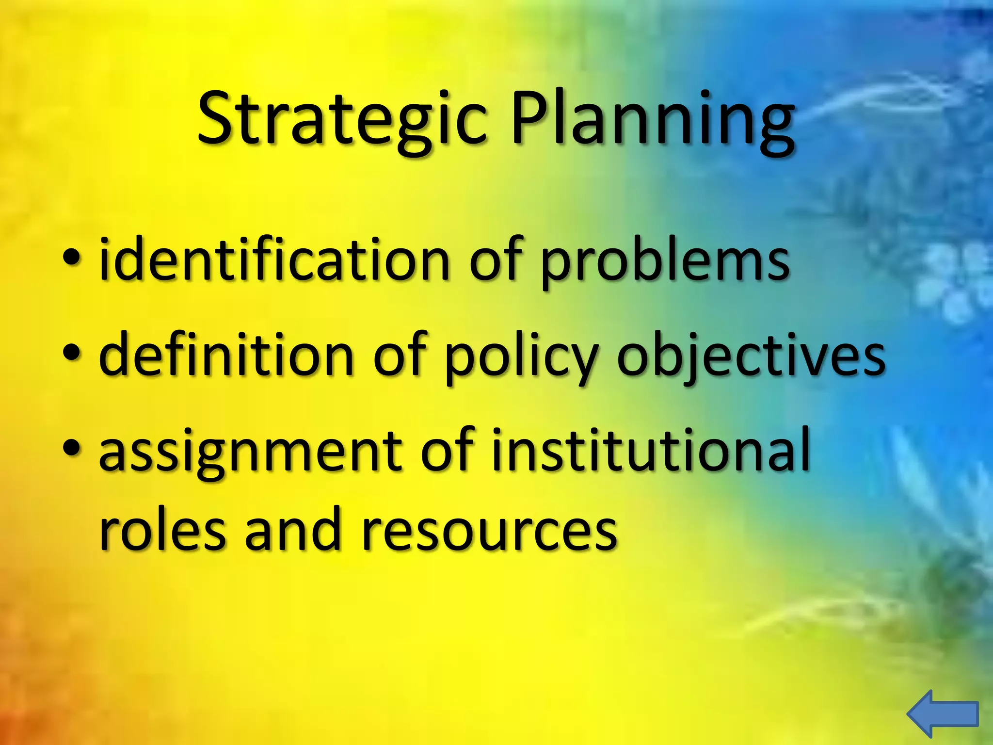 Educational planning models | PPTX