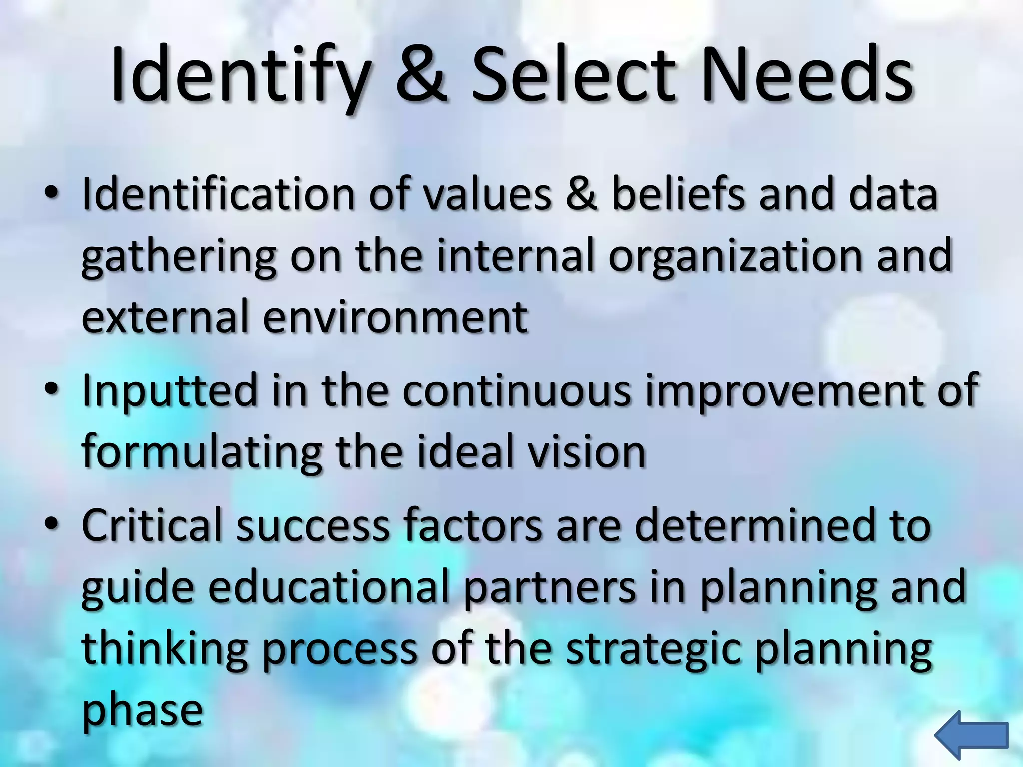 Educational planning models | PPTX
