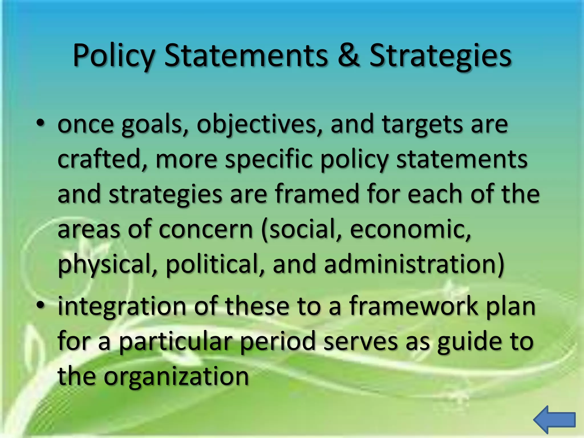 Educational planning models | PPTX