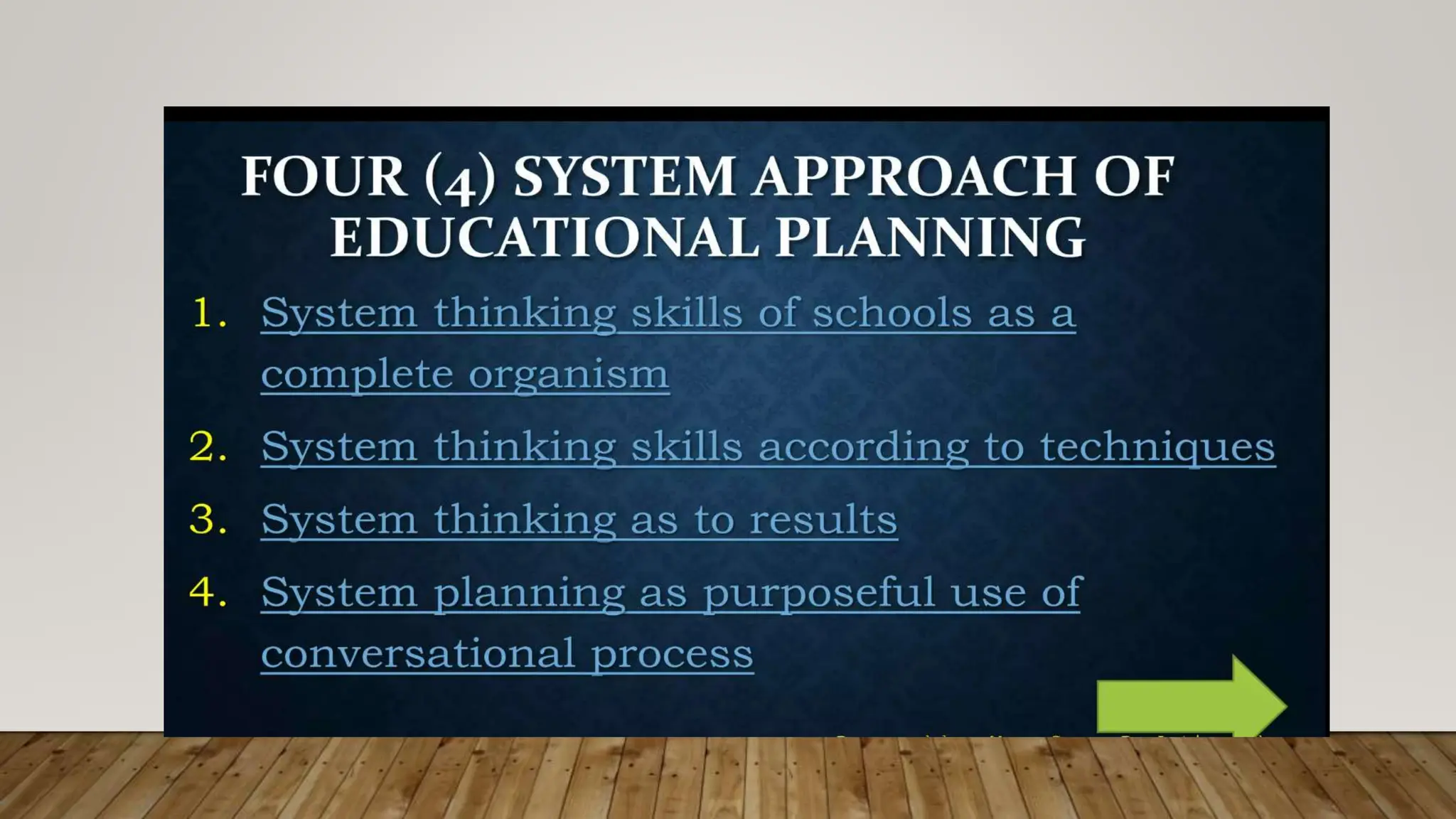 Lecture: The Educational Planning Models | PPTX