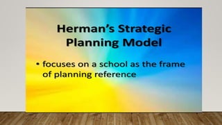 Lecture: The Educational Planning Models | PPTX