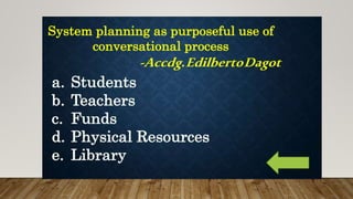 Lecture: The Educational Planning Models | PPTX