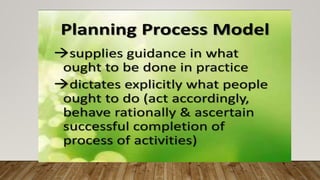 Lecture: The Educational Planning Models | PPTX