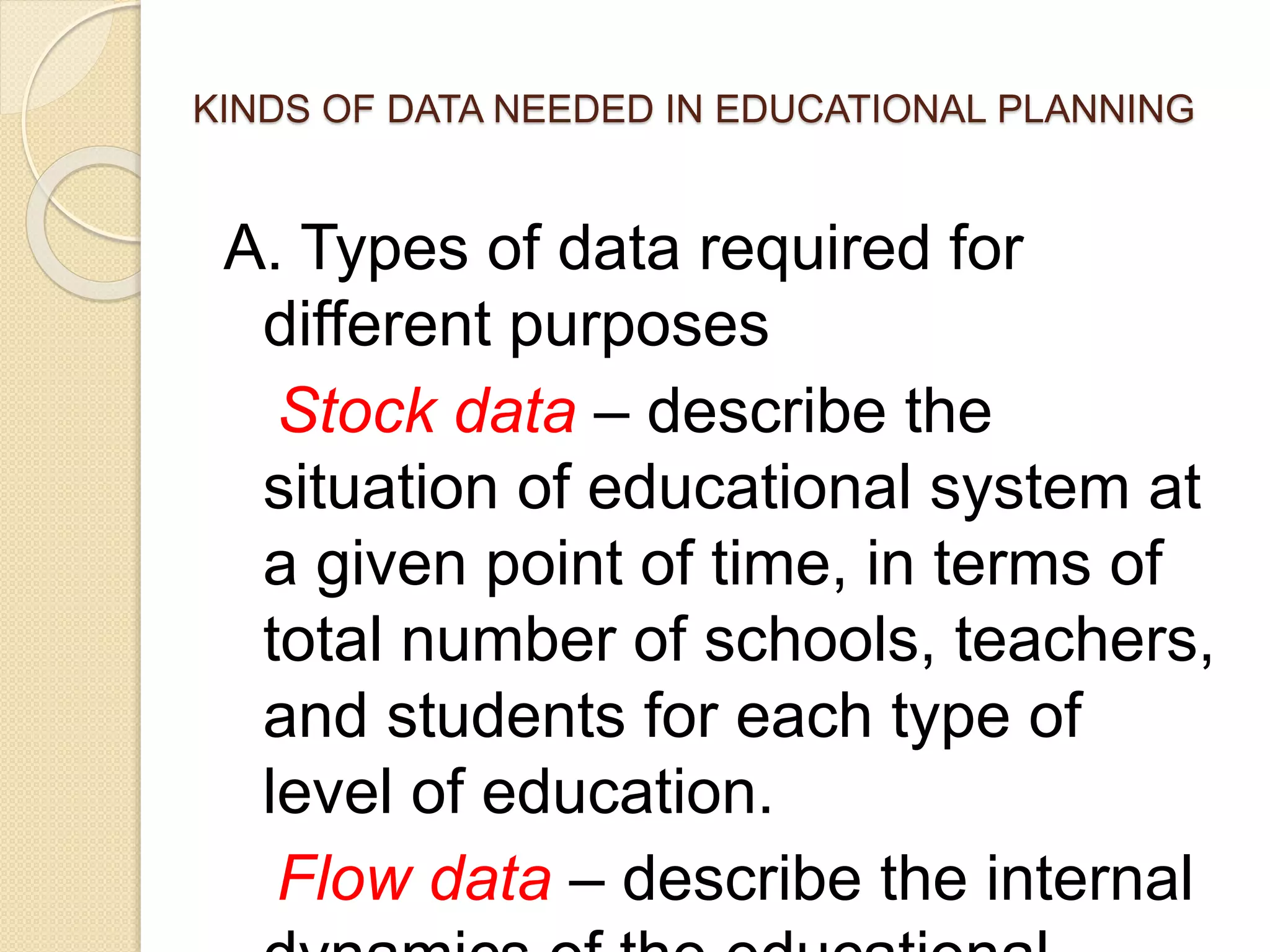 BASIC STATISTICAL TOOLS IN EDUCATIONAL PLANNING | PPTX