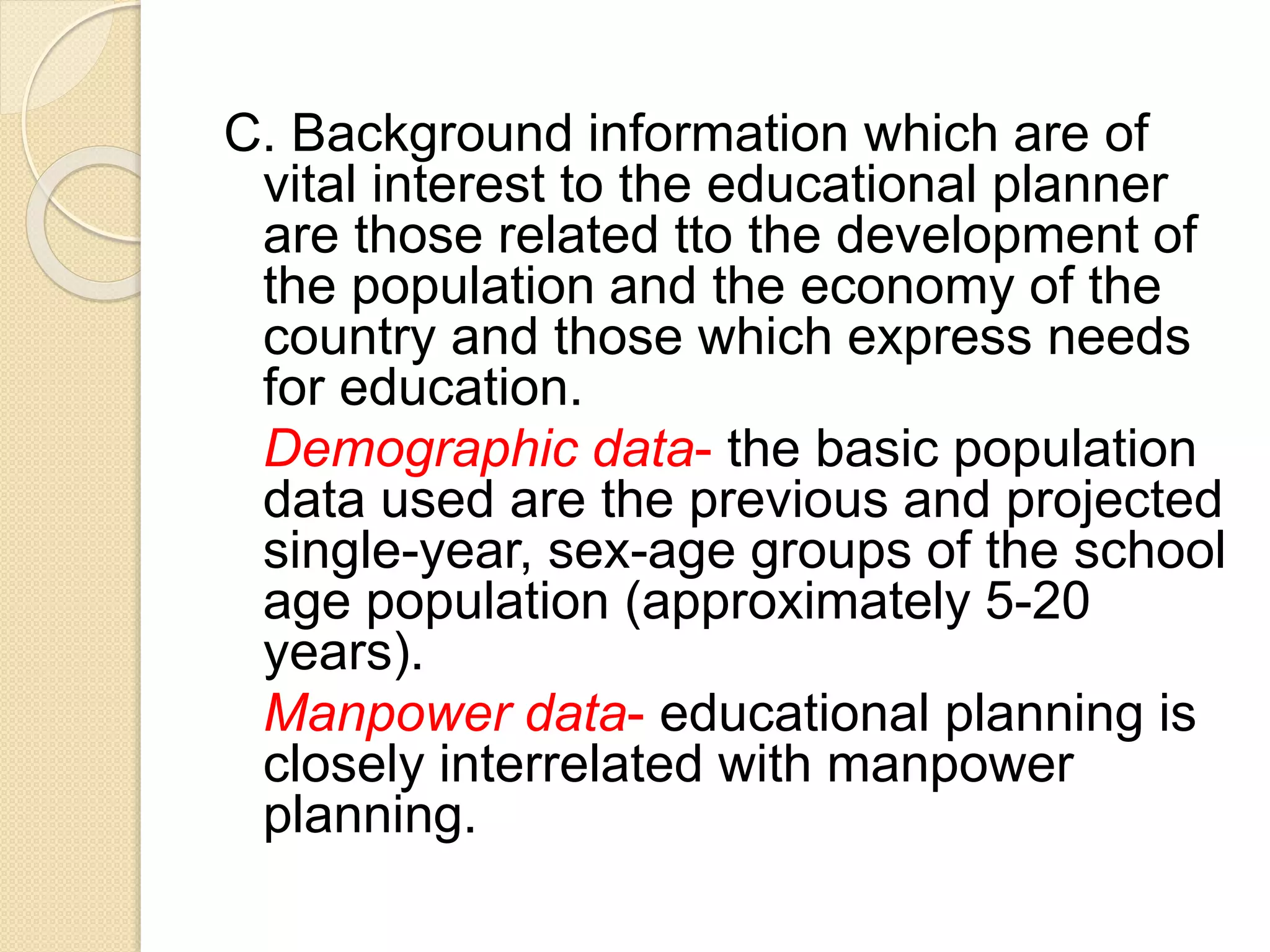 BASIC STATISTICAL TOOLS IN EDUCATIONAL PLANNING | PPTX