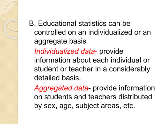 BASIC STATISTICAL TOOLS IN EDUCATIONAL PLANNING | PPTX | Educational ...
