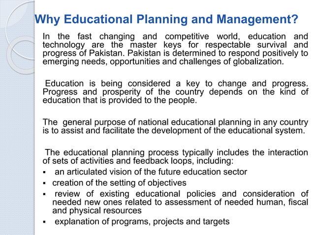 Educational planning and Management | PPTX