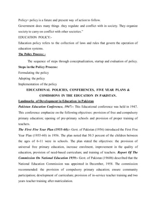 Educational policy | DOCX