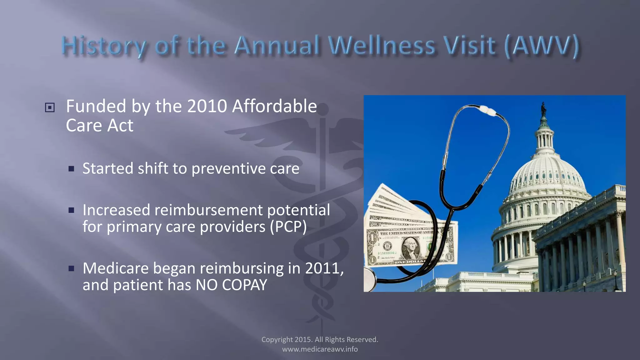 Medicare Annual Wellness Visit (AWV) | PPTX