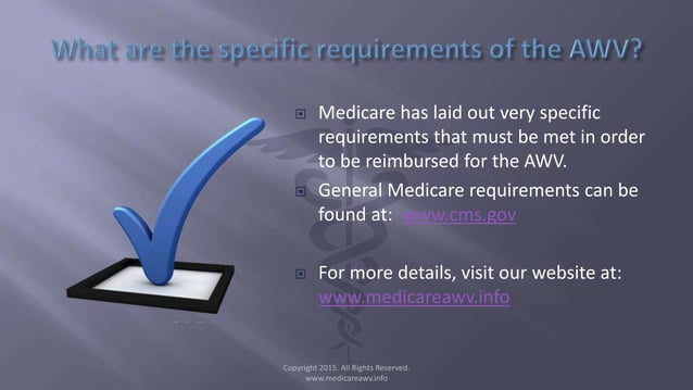 Medicare Annual Wellness Visit (AWV) | PPTX | Health Insurance | Insurance