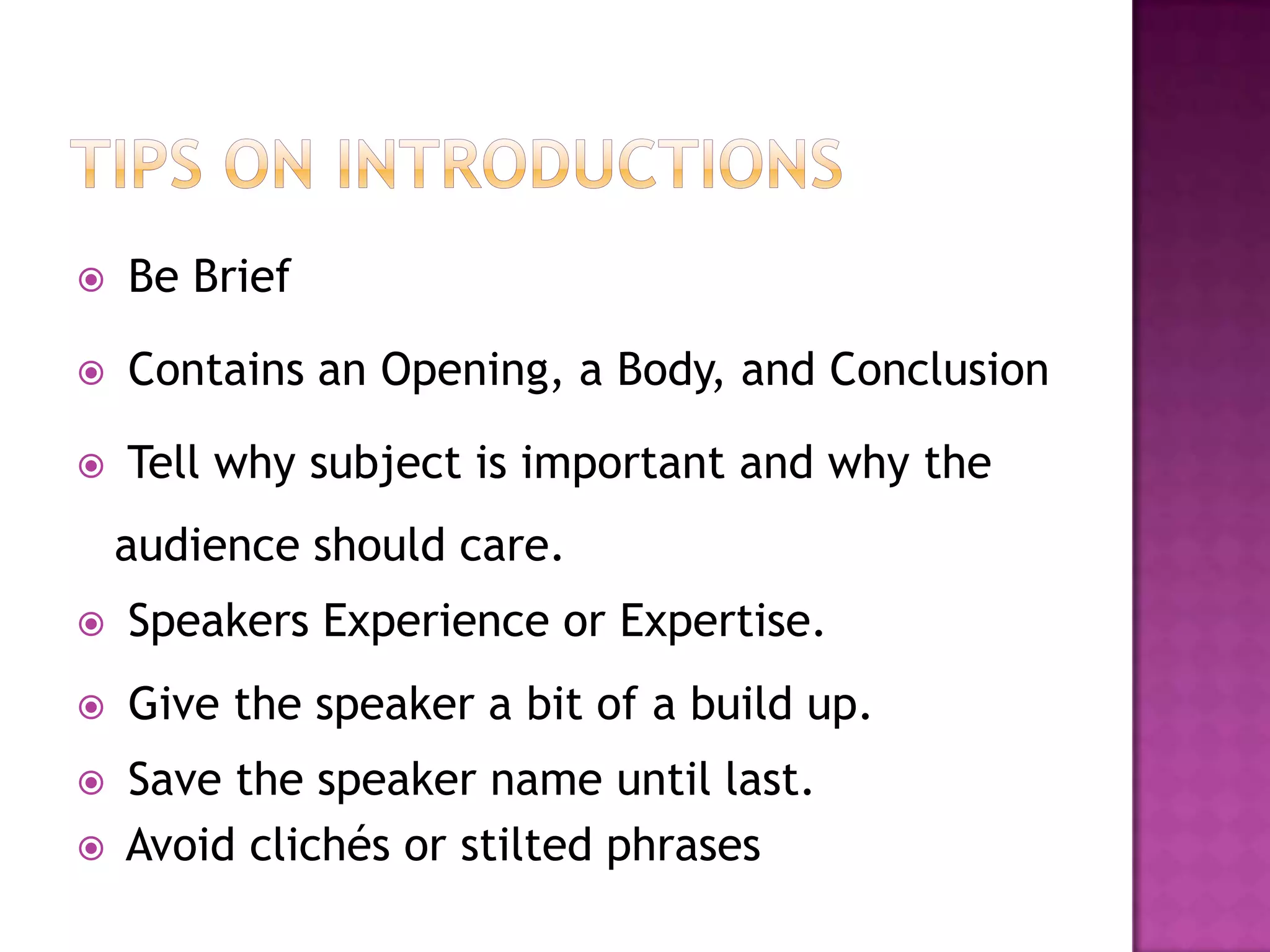 Educational presentation introducing a speaker | PPTX