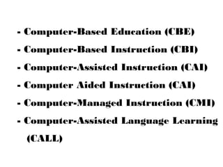 Educational process through cai canadian experience | PPT | Free Download
