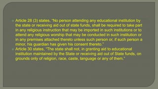 Educational provisions | PPT