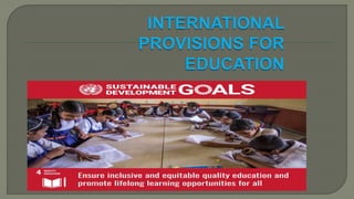 Educational provisions | PPTX