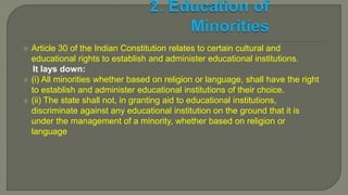 Educational provisions | PPTX