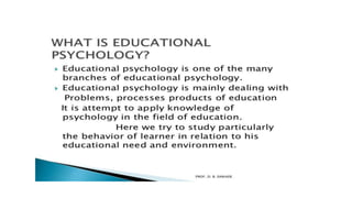 Educational Psychology | PPT
