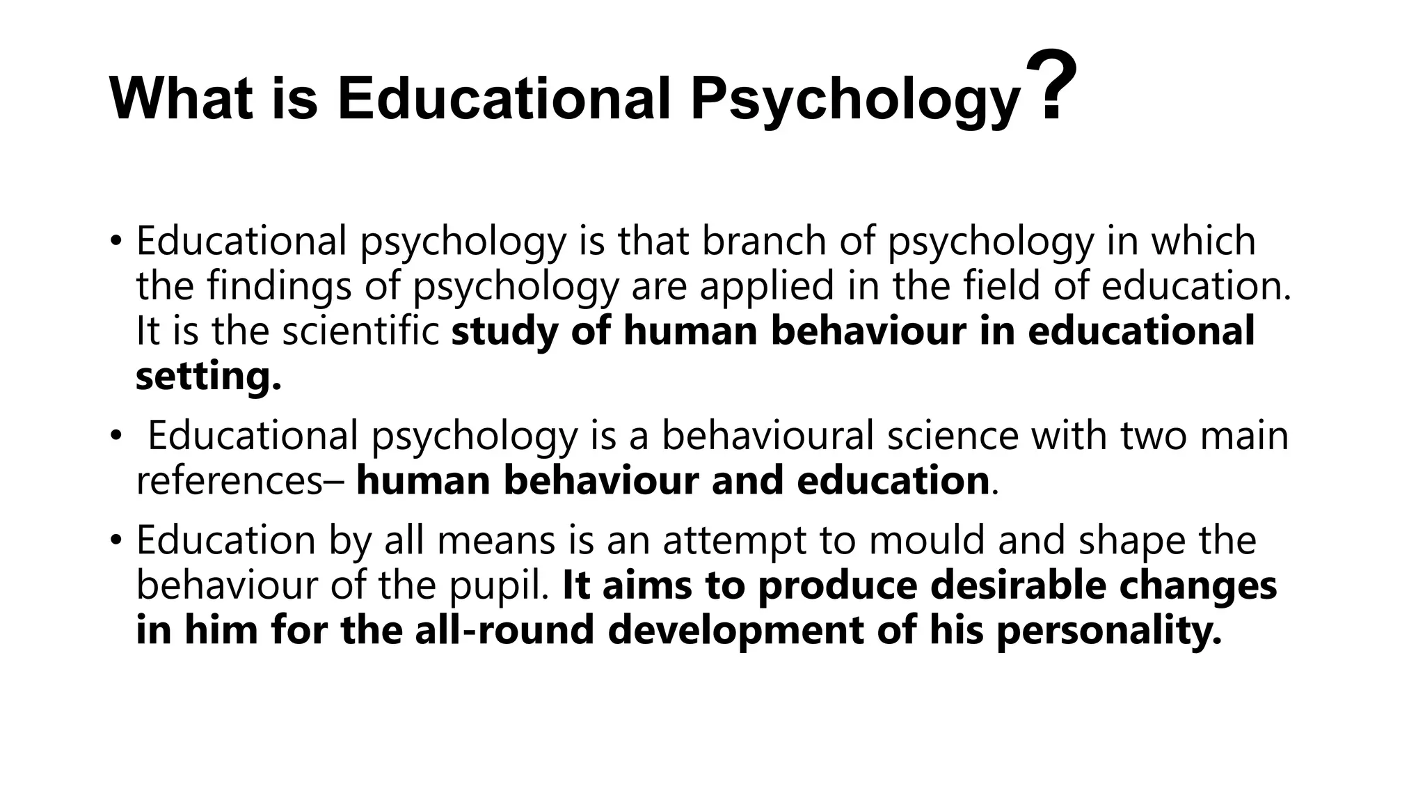 Educational Psychology.pptx | Educational Assessment | Education