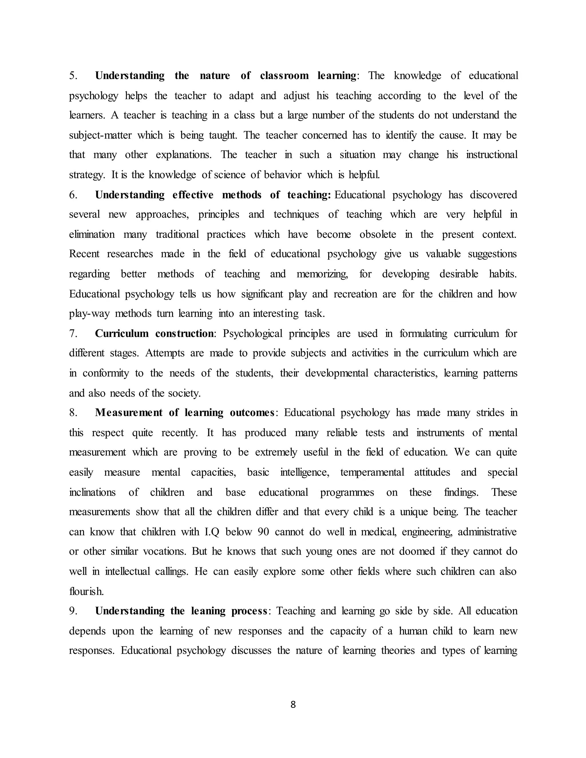EDUCATIONAL PSYCHOLOGY - I SEM.docx
