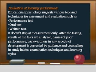 Educational psychology - introduction | PPTX