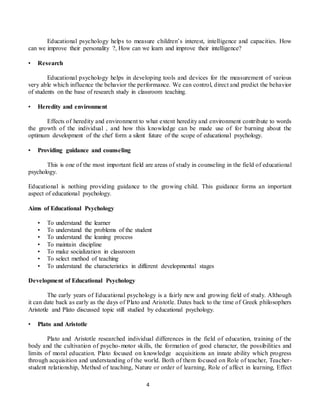 Educational psychology | DOCX