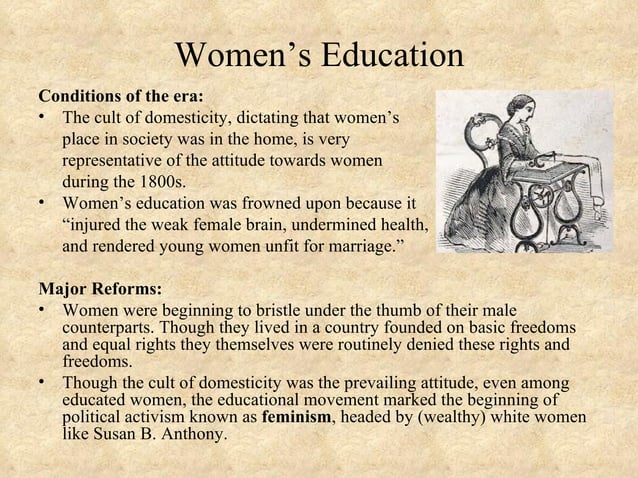 Educational reform (1790 - 1860) | PPT