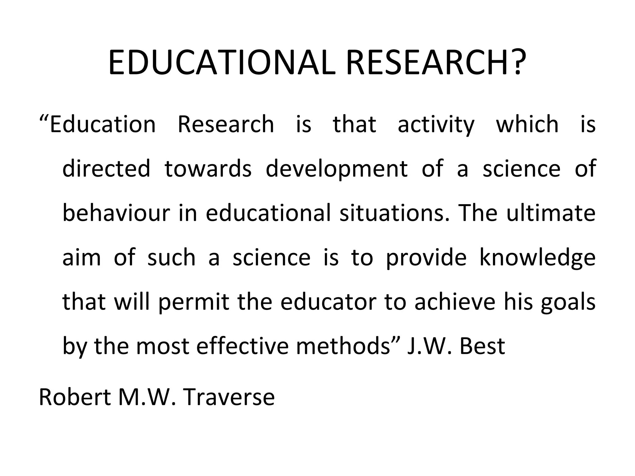 Educational research | PPT