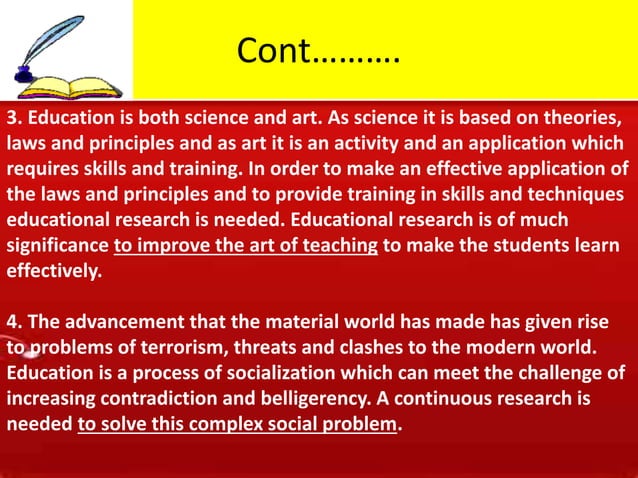 Educational research | PPTX | Education