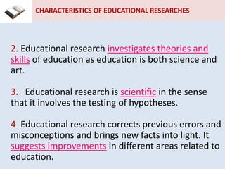 Educational research | PPTX