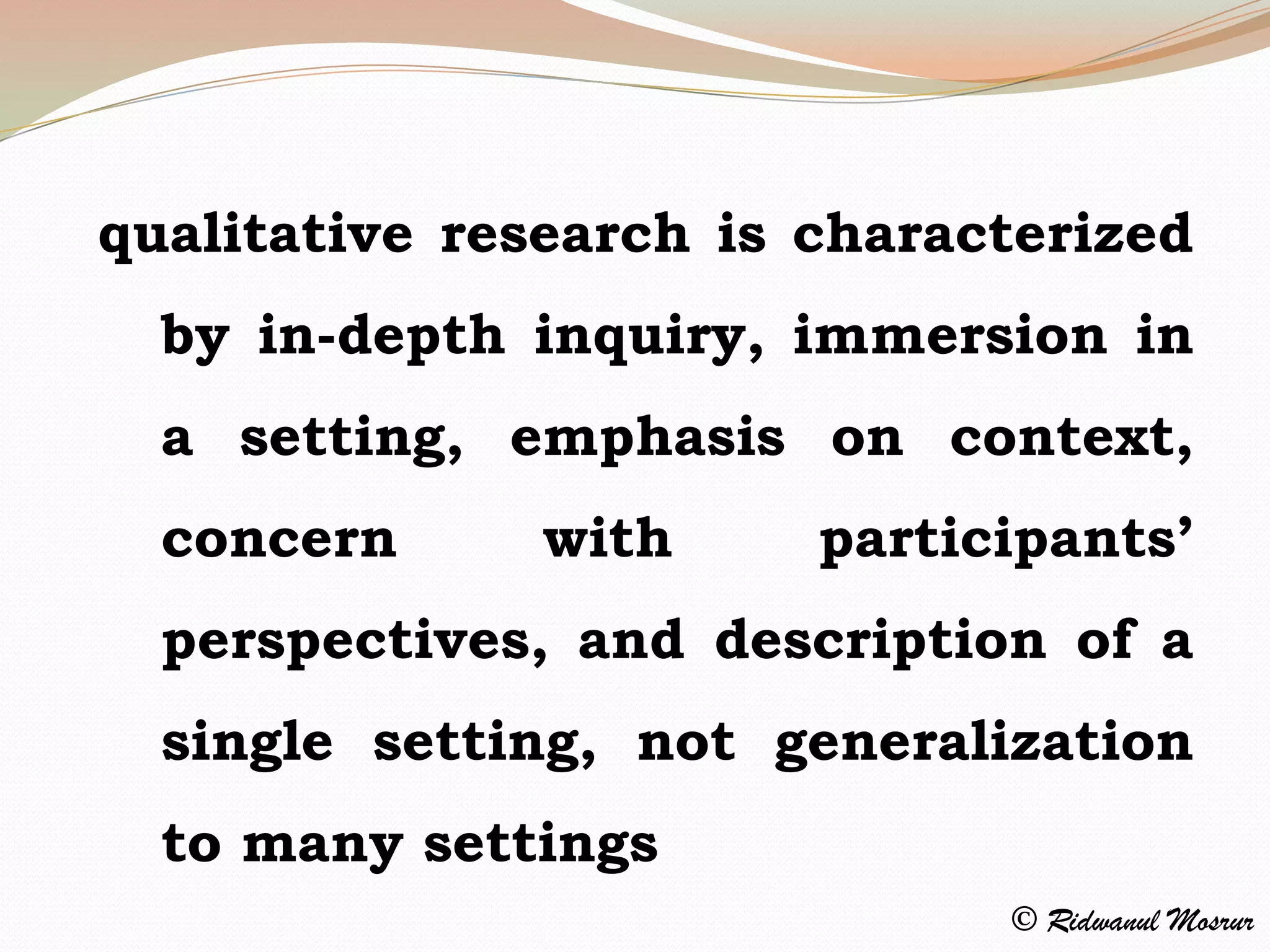 Educational research qualitative sampling | PPT