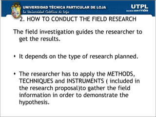 Educational Research II, II Bimestre | PPT
