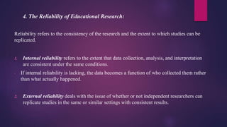 Nature and Classification of Educational Research (Part 1) | PPTX