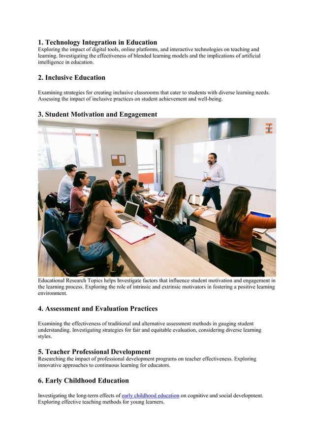 Educational Research Topics: Navigating the Path to Knowledge and ...