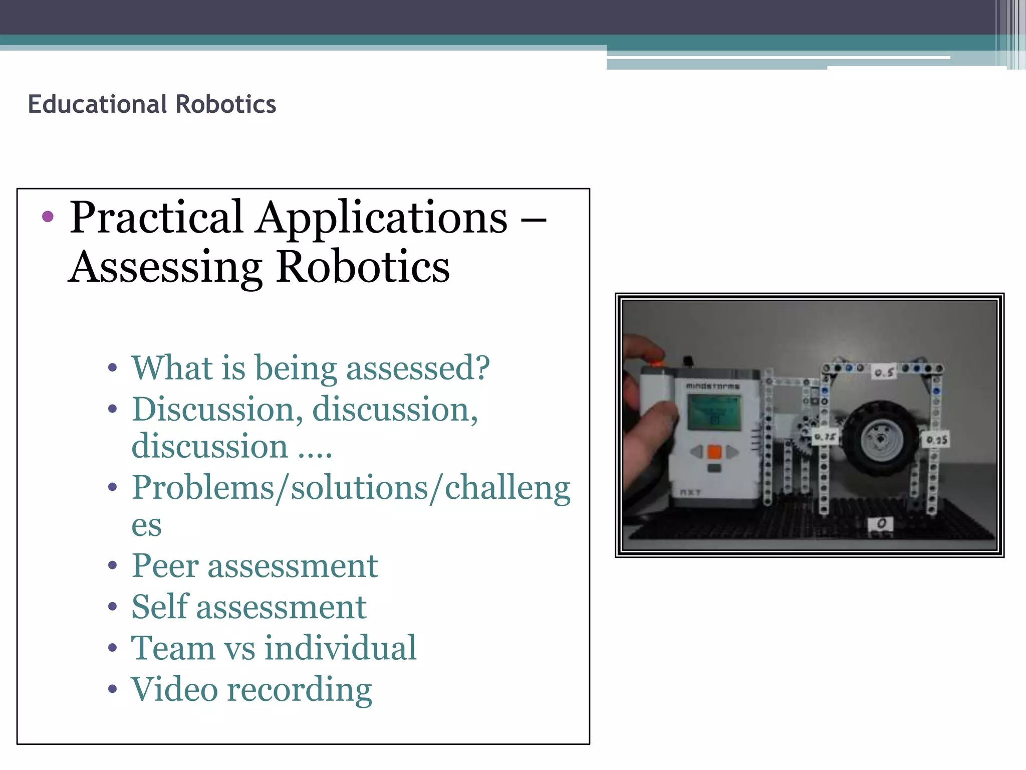 Educational robotics | PPTX