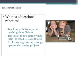 Educational robotics | PPTX