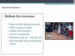 Educational robotics | PPTX