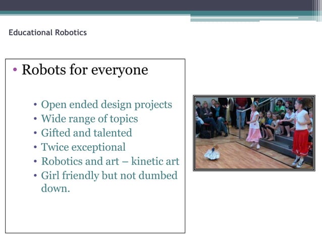 Educational robotics | PPTX