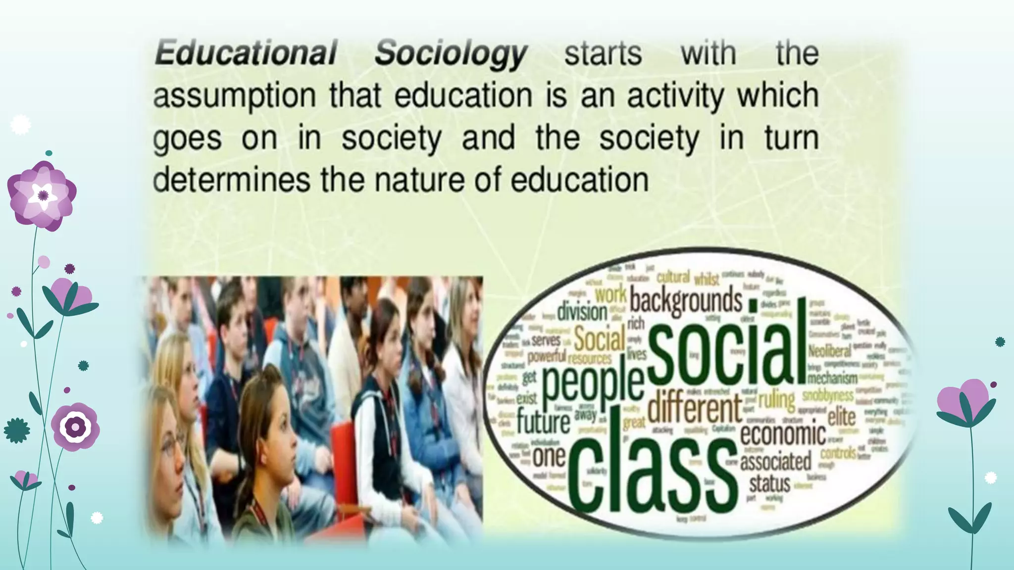 Educational sociology | PPTX