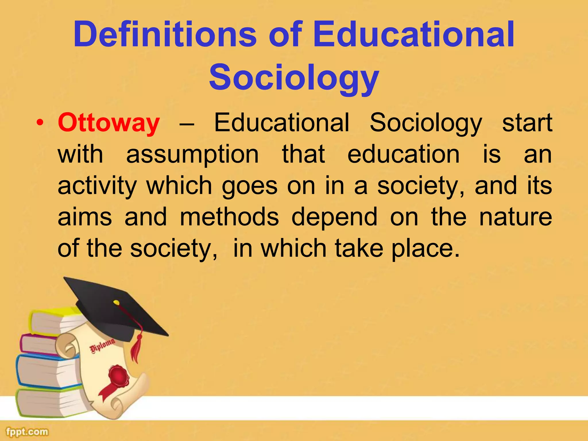 Educational sociology | PPT
