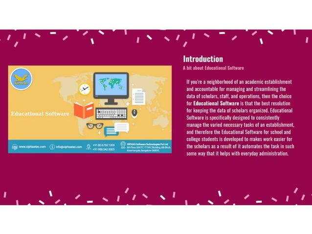 Educational software | PPTX | Education